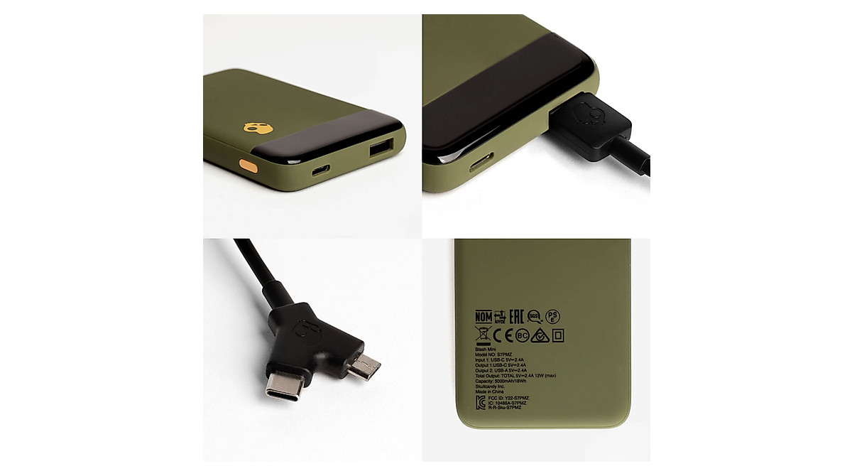 Skullcandy Stash Mini 5000mAh Charger - Portable Power