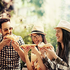 Classic Cuisine Cast Iron Pizza Pan-13.25 Pre-Seasoned Skillet for Cooking, Baking, Grilling-Durable, Long Lasting, Even-Heating Kitchen Cookware, (82-KIT1089)