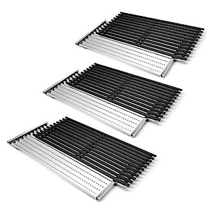 Repair Kit for Charbroil 463242516 463242515 463355220 463367016 463342620 463342420 Grill Parts, G466-2400-W1 Cooking Grate Infrared Emitter & G474-0017-W2 Grill Grate for Charbroil 463242516 Grill