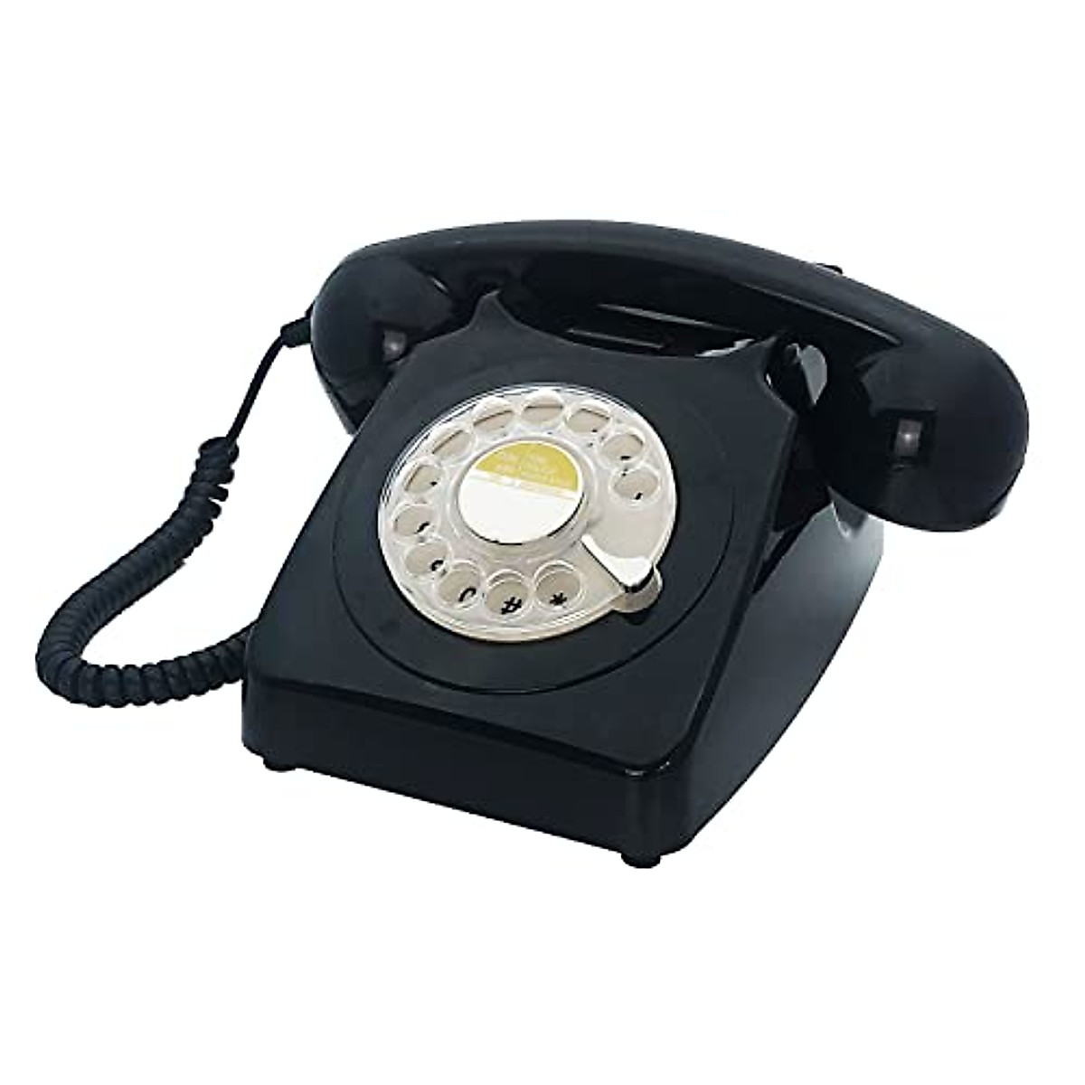 Benotek Telephone, Corded Landline Phones for Home, Retro Old Fashion Home Phone with Rotary Dial Keypad, Antique Old Fashion Telephones Novelty Gift for Decoration