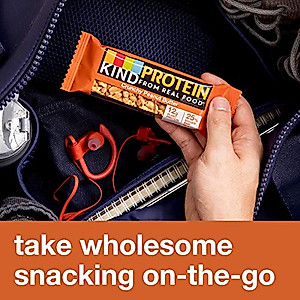 KIND Protein Bars, Crunchy Peanut Butter, Healthy Snacks, Gluten Free, 12g Protein, 12 Count