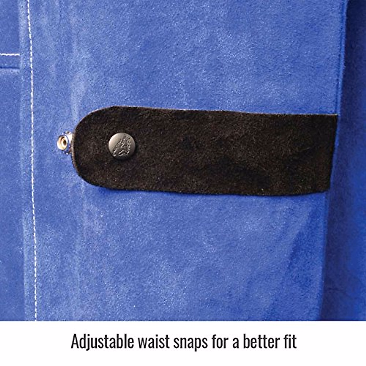 Black Stallion JL1030-BB Color Block Leather Welding Jacket, X-Large