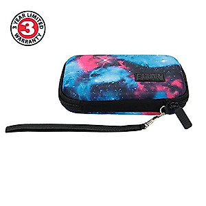 USA GEAR Ghost Hunting Equipment Case - Paranormal Equipment Bag with Scratch Resistant Interior and Hard Shell Exterior Compatible with Spirit Box SB7, SBox Spirit Box EVP Recorder & More - Galaxy