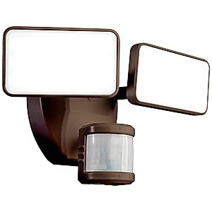 Globe Electric HZ-5867-BZ Light LED Motion, Bronze, 1600 Lumns