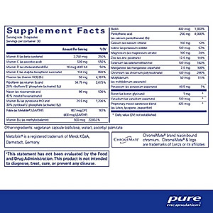 Pure Encapsulations Nutrient 950 Without Copper & Iron | Hypoallergenic Multi-Vitamin/Mineral Formula for Optimal Health | 90 Capsules