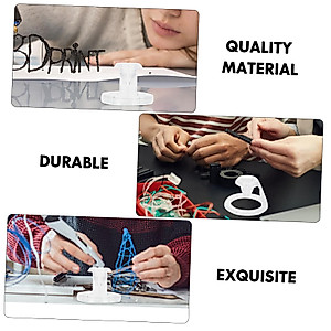 2Pcs Transparent Printing Pen Holder Base Pen Stand Accessories for Printer Pens