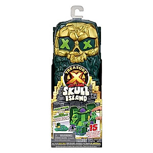 Treasure X Lost Lands Skull Island Swamp Tower Micro Playset, 15 Levels of Adventure. Survive The Traps and Discover 2 Micro Sized Action Figures. Will You Find Real Gold Dipped Treasure?