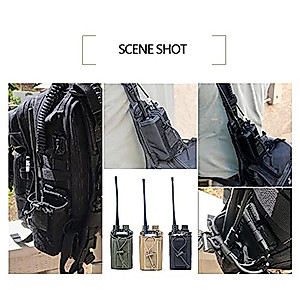 LIVIQILY 1000D Nylon Outdoor Tactical Pouch Sports Pendant Military Molle Radio Walkie Talkie Holder Bag Hunting Magazine Pouches Pocket