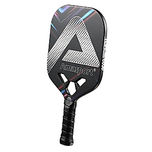 Matrix Pickleball Paddle Future 003- Graphite Textured Surface - Diamond Cutting Air Dynamic Throat Pickleball Standard Rackets Shape with Blend of Power and Control
