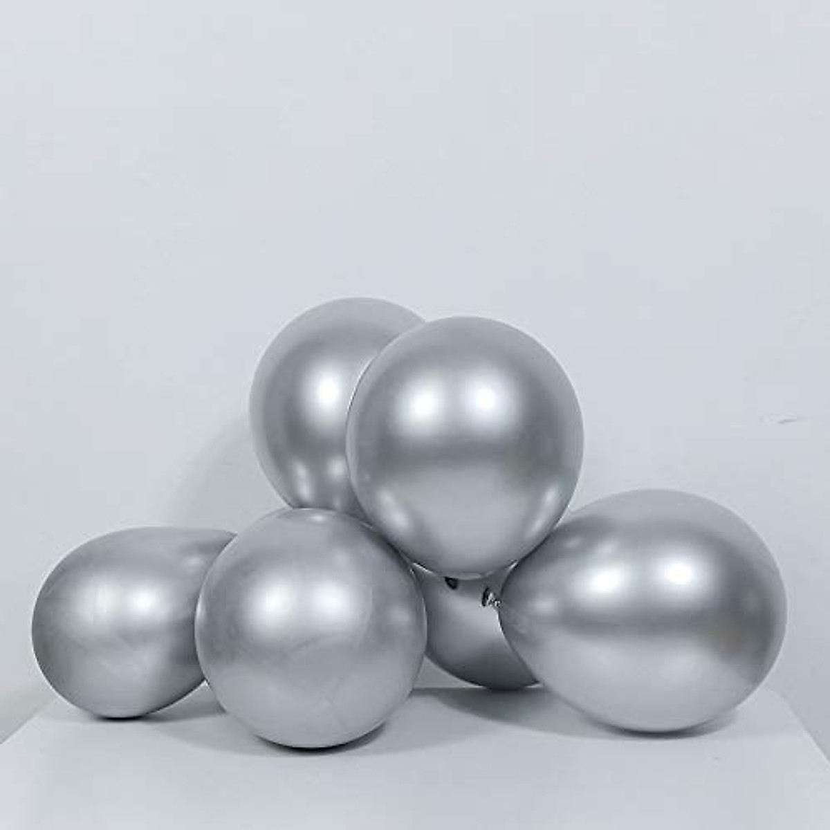 Navy Blue Balloon Kit 18In 12In 5In Sliver Balloon Arch Garland For Festival Picnic Family Engagement, Wedding, Birthday Party, Blue Theme Anniversary Celebration Decoration (Bule 135pcs)