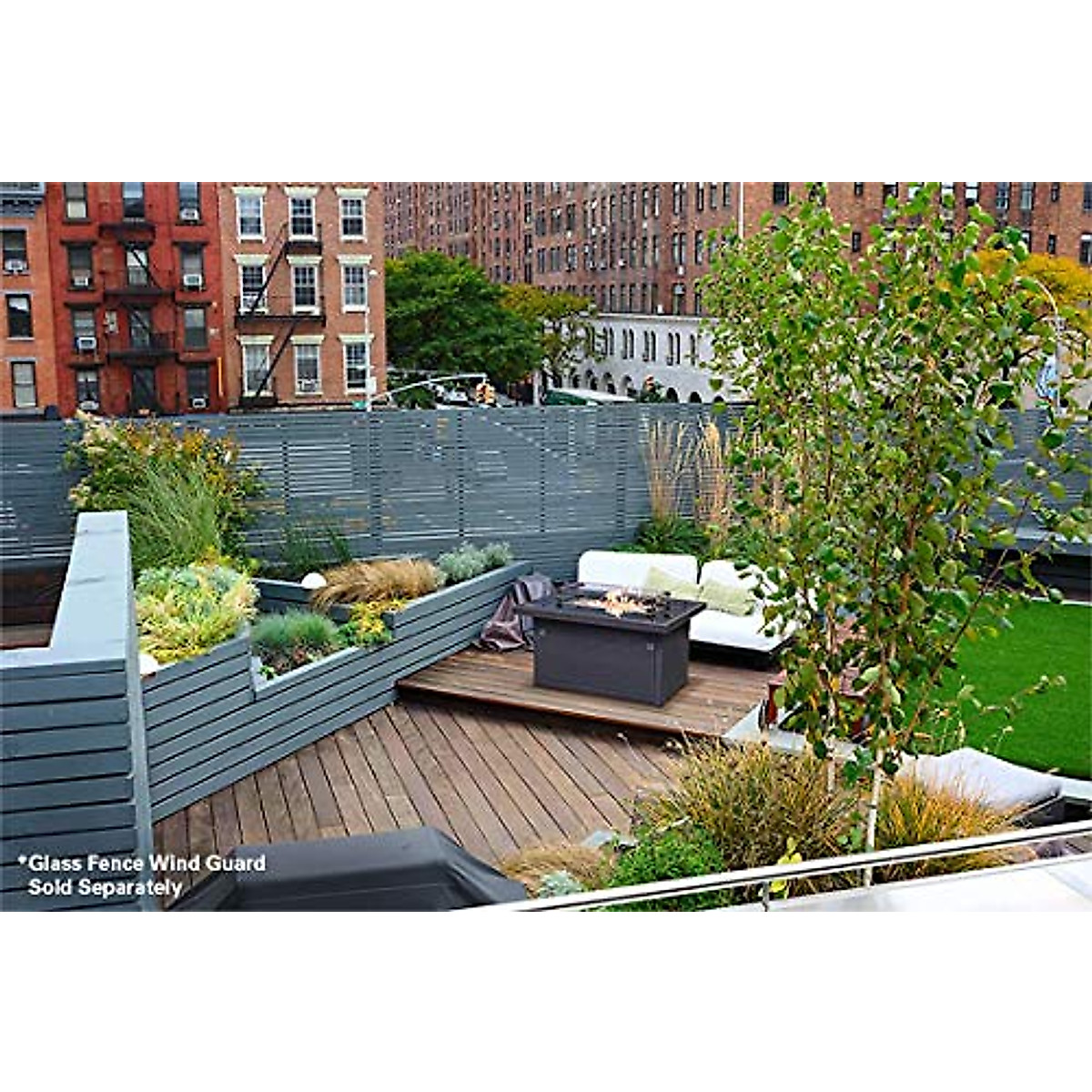 Outland Living Series 403-Slate Grey Fire Table, Slate Grey/50,000 BTU