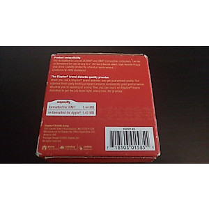 Staples 3.5" Formatted Diskettes, IBM DS-HD, Black, Pack of 10