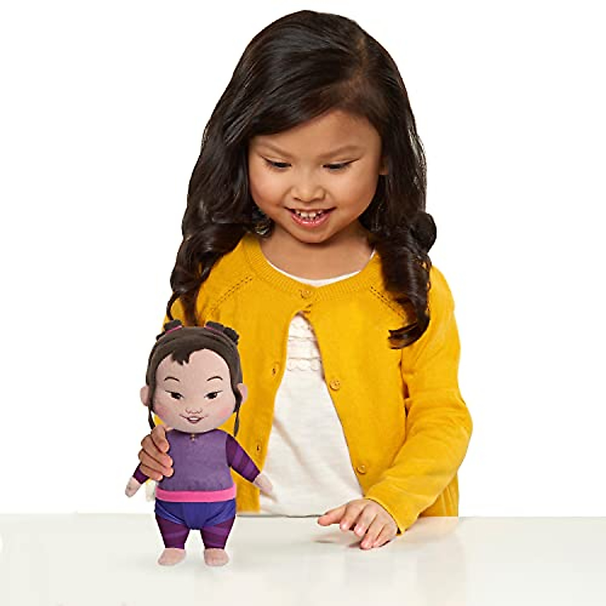 Disney Raya and the Last Dragon Small Plush Little Noi, 8 Inch Stuffed Toy, Officially Licensed Kids Toys for Ages 3 Up, Basket Stuffers and Small Gifts by Just Play