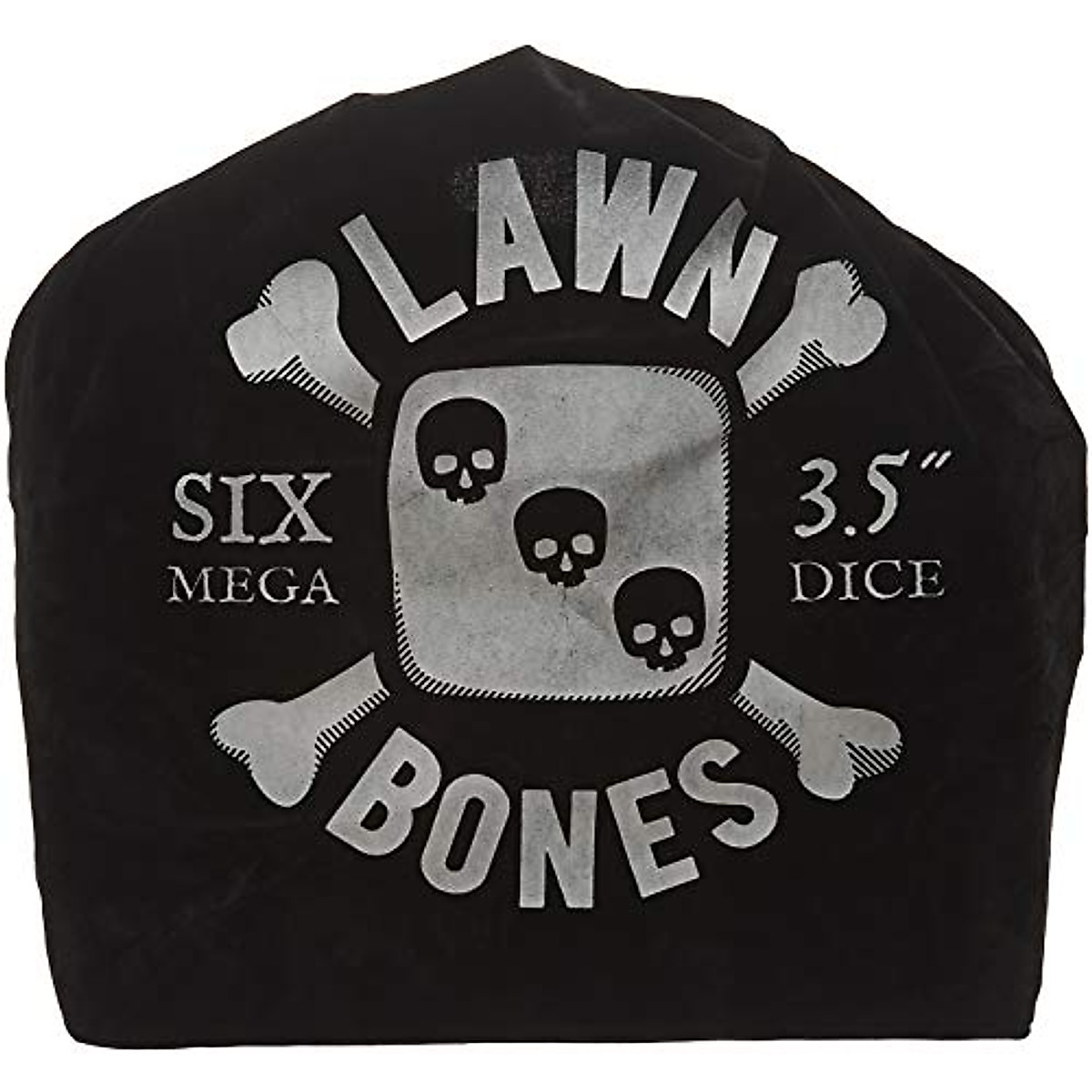 Lawn Bones - Set of Six Jumbo Yard Dice - Includes Carry Bag and Insert with Rules for Various Games - Great for Family BBQs, Backyard Parties, and Other Outdoor Gatherings