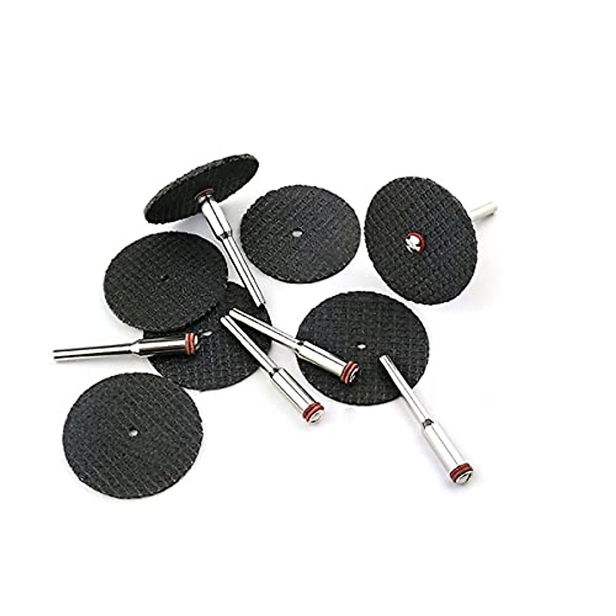 70 Pack Cutting Wheels Tool Kit, 32mm Fiberglass Reinforced Cutting Wheel Resin Cut-Off Wheels, 25mm/30mm Diamond Cutting Wheel with 1/8" Mandrels for Metal Glass Stone DIY Craft