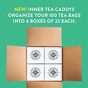 Stash Tea Double Bergamot Earl Grey Black Tea, Box of 100 Tea Bags