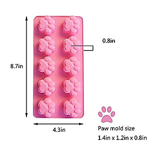 Food Grade Silicone Mold, IHUIXINHE Non-stick Ice Cube Mold, Jelly, Biscuits, Chocolate, Candy, Cupcake Baking Mould, Muffin pan