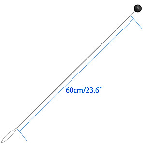 Biudniyll Heavy Duty Button Master for Car Emergency Tool Long Reach Grabber Tool 60cm/23.6"