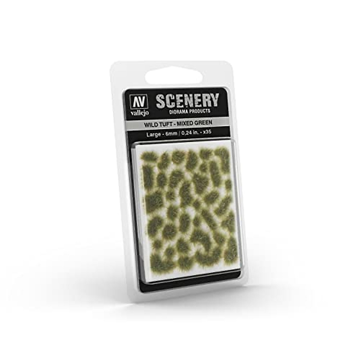 Mixed Green Wild Tuft Large 6mm / 0.24 in. Vallejo Paints