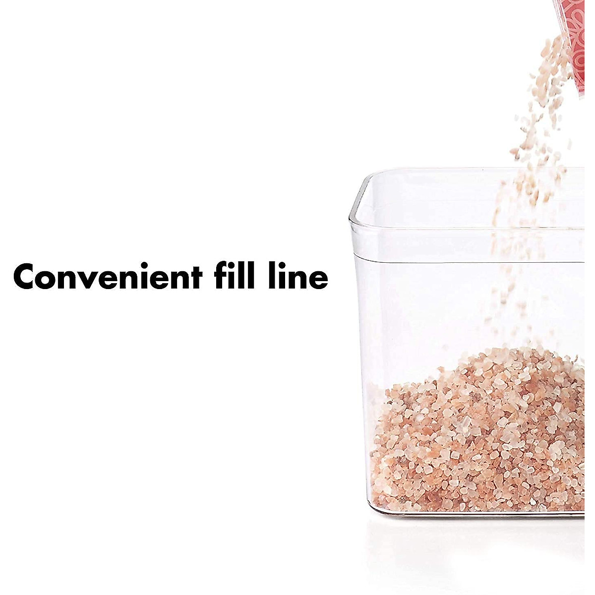 OXO Good Grips POP Container - Airtight Food Storage - 0.4 Qt Square (Set of 4) for Dried Herbs and More