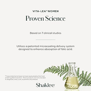Shaklee - Vita-Lea® Women High-Potency Multivitamin & Multimineral for Women - Prenatal/Postnatal Support with 800 mcg Folic Acid, 200 mcg Iodine, 18 mg Iron - 240 Tablets