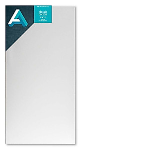 Art Alternatives Classic Cotton Stretched Canvas, Studio, .75 in Profile, 6 in x 12 in
