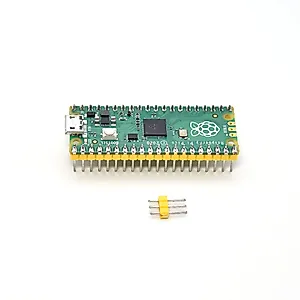 KEYESTUDIO Raspberry Pi Pico Breadboard Starter Kit with Headers Micro USB Cable 830 Breadboard Doupont Wires, RP2040 Microcontroller, 26 Multifunction GPIO Pins, Programmable in C & MicroPython