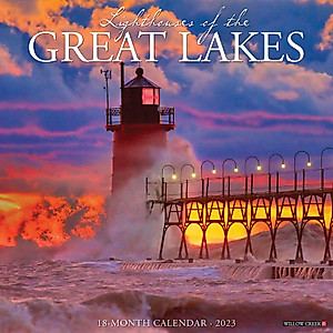 Lighthouses of the Great Lakes 2023 Wall Calendar