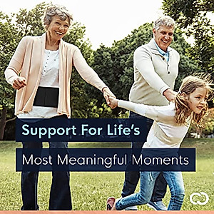 Copper Compression Lower Back Lumbar Support Brace, 1 Guaranteed Highest Copper Content, Great for All Activities! Infused Fit Wrap/Belt, Wear Anywhere! (Waist 28" - 38")