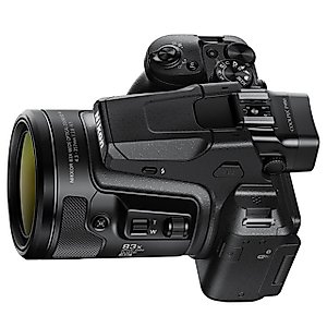 Nikon COOLPIX P950 16MP 83x Optical Digital Point and Shoot Camera + 128GB Memory + LED Video Light + Case + Filters + 3 Piece Filter Kit + More (24pc Bundle)