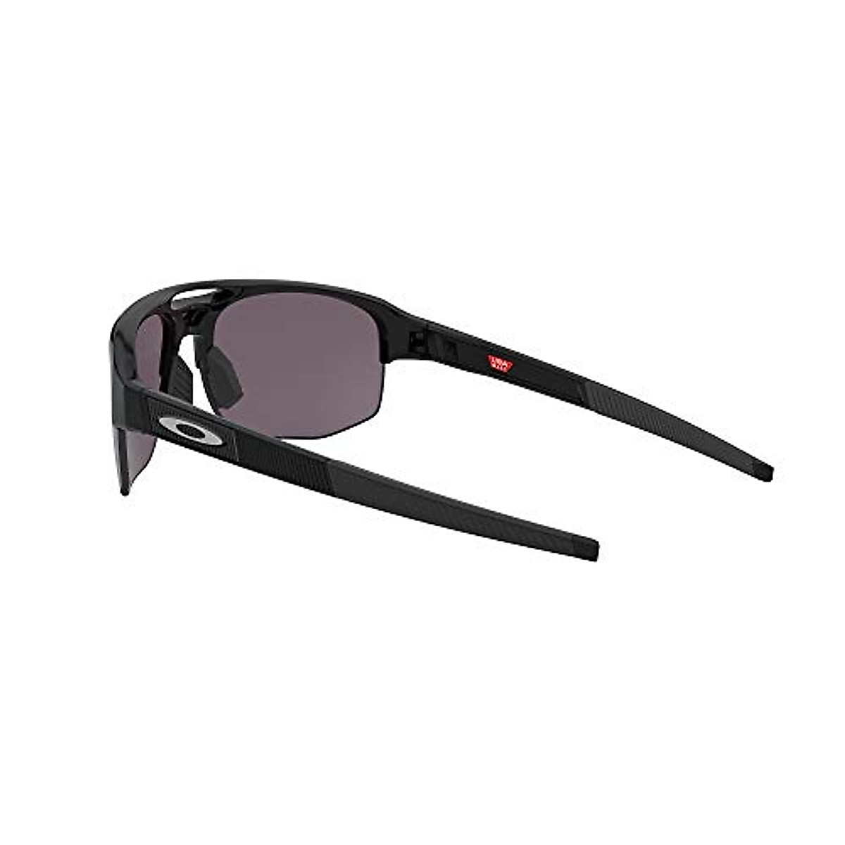 Oakley Men's OO9424 Mercenary Rectangular Sunglasses, Polished Black/Prizm Grey, 70 mm