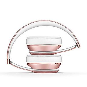 Beats Solo³ Wireless On-Ear Headphones - Apple W1 Chip - Rose Gold with AppleCare+ Bundle