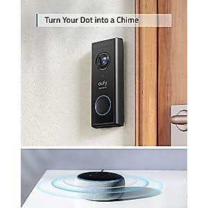 eufy Security, Wireless Add-on Video Doorbell with 2K Resolution, 2-Way Audio, Simple Self-Installation, HomeBase 1, 2, 3 or E Required