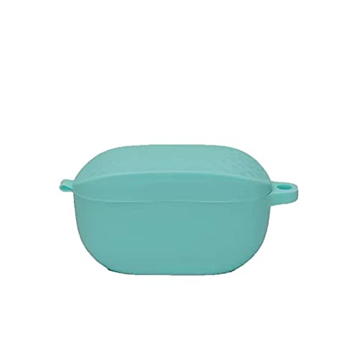 2 Pack DAYJOY Soft Silicone Protective Case Cover Compatible with JBL Vibe 100 TWS Earbuds, Protective Skin Sleeve with Key Chain (Pink+Green)