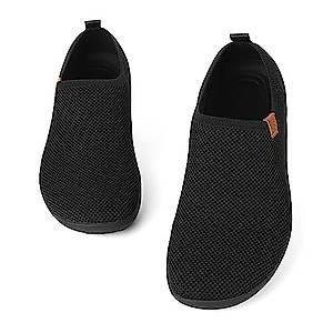 Mashand Womens Slip on Walking Shoes Wide Toe Box Comfortable Sneakers Minimalist Shoes