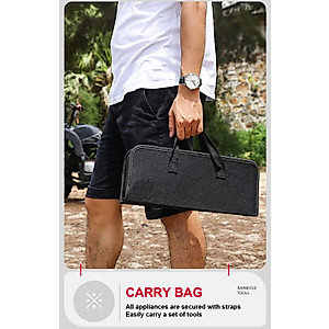 BBQ Grill BBQ Accessories, Stainless Steel Grill Tools Grilling Accessories Grill Set Barbecue Grill Accessories for Outdoor Grill, BBQ Tools Grill Utensils Grilling Tools