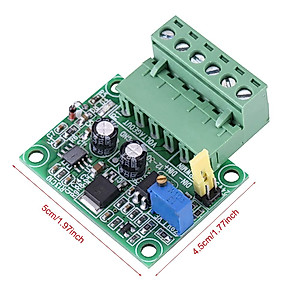 Nitrip Conversion Module, 1-3KHZ 0-10V PWM Signal to Voltage Converter Module Digital Analog Board