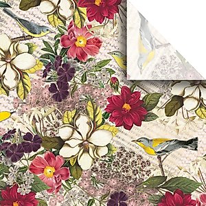 Jillson Roberts Bulk 240 Sheet-Count 20 x 30 Premium Printed Tissue Paper Available in 12 Designs, Botanic