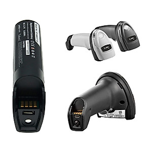 (3pcs) Youejoeq Replacement for Zebra DS22 and DS2278 Series Barcode Scanners,Fits Part no.BT-000317-01 BTRY-DS22EAB0E-00