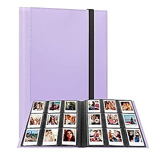 432 Pockets Photo Album for Fujifilm Instax Mini Camera, Polaroid Snap PIC-300 Z2300 Instant Camera, 2x3 Photo Album Book for Fujifilm Instax Mini 11 12 9 Evo 90 70 40 8 7 LiPlay Instant Camera (purple)