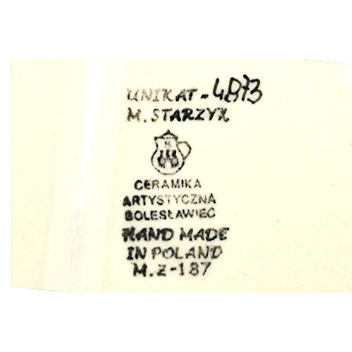 Polish Pottery Plate - Bread & Butter (6 1/4") - Unikat Signature - U4873