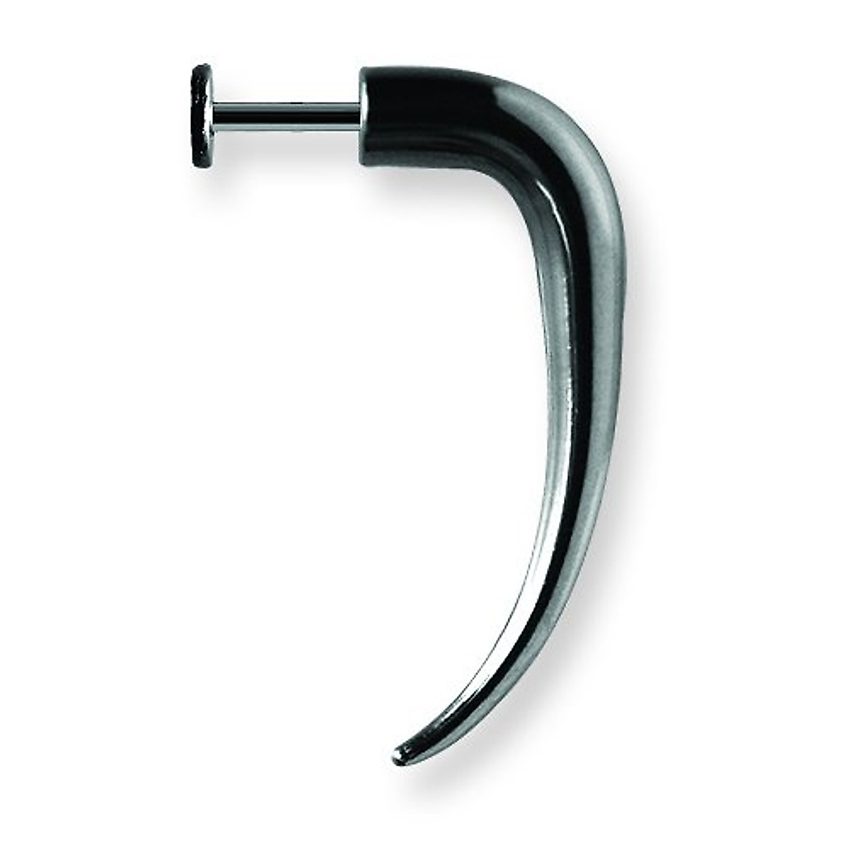 Jewelry By Sweet Pea Plated SGSS Labret w Talon 14G (1.6mm) 5/16 (8mm) Long Labret w 35mm lo