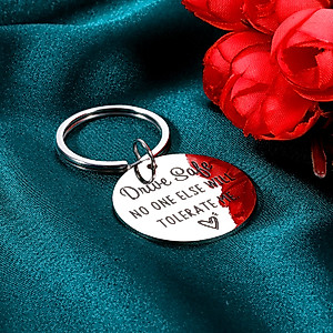 Drive Safe Keychains for Boyfriend Gifts from Girlfriend Cute Christmas Valentines Day Gifts for Him Her Husband Birthday Presents from Wife Fiance Couple Gift Wedding Anniversary New Driver Women Men