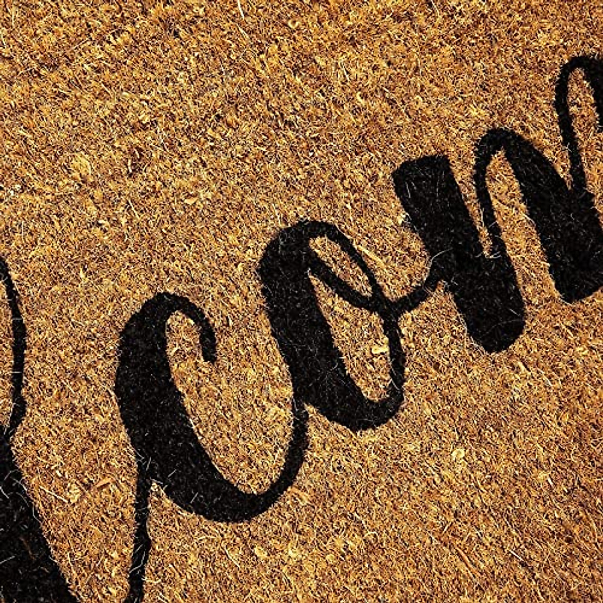 Juvale Natural Coir Doormat, Welcome Mats for Front Door, Outdoor Entry (16x29 in)