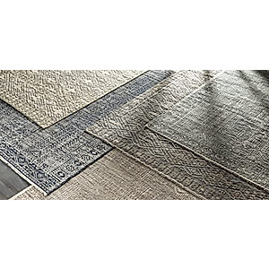 Mark&Day Area Rugs, 8x10 Haalweide Traditional Medium Gray Area Rug, Grey Cream Carpet for Living Room, Bedroom or Kitchen (8' x 10')