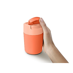 Joseph Joseph Sipp™ Travel Coffee Mug with Flip-top Cap - 340 ml (12 fl. oz) - Coral