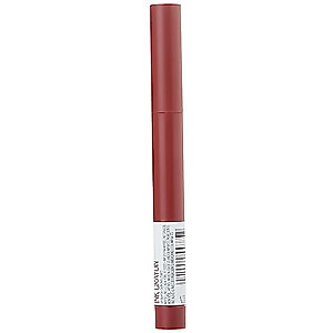 Maybelline Super Stay Ink Crayon Lipstick Makeup, Precision Tip Matte Lip Crayon with Built-in Sharpener, Longwear Up To 8Hrs, Make It Happen, Berry Red, 1 Count