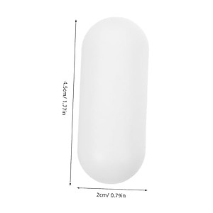 Veemoon 8pcs Toilet Seat Cover Bidet Toilet Seat Buffers Bumpers for Toilet Seat Toilet Seat Bumper for Bathroom Toilet Seat Bumper Replacement Kit Toilet Bumpers for Seat White Ldpe