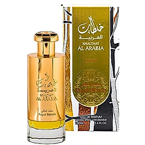 Lattafa Prestige Khaltat Al Arabia for Unisex Eau de Parfum Spray, 3.4 Ounce