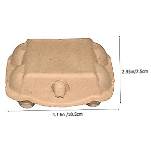 Egg Container 20pcs Box Egg Carton Eggs Pulp Packing Box Egg Tray